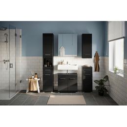 Badezimmer Linus 5-tlg. ca. 120 cm Schwarz