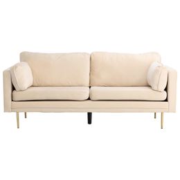 2-Sitzer-Sofa BOOM Beige Mischgewebe