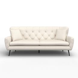 Sofa Liliana Creme Webstoff