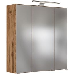 Held Spiegelschrank Lucca mit LED Eiche B: ca. 60 cm