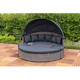 Gartenmuschel Riva Metall/ Kunststoff/Textil verstellbar
