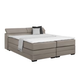 Boxspringbett Sevilla Graubraun ca. 180x200cm