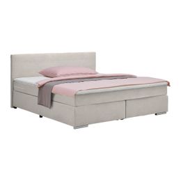 Boxspringbett Palermo in Beige ca. 160x200cm