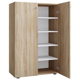 Schuhschrank Lona XL ca.70x110x39cm Eiche Dekor