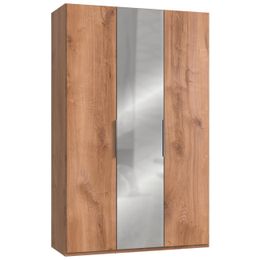 Dreht&uuml;renschrank Level 36A mit Spiegel ca. 150 cm Eiche Dekor