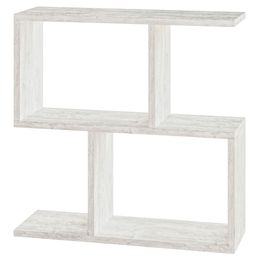 Beistelltisch Homemania ca. 60x20x60 cm Wei&szlig;/Eiche