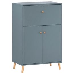 Sektret&auml;r Serie 500 Blau ca. 65,2x101,7x39cm