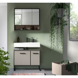 Badezimmer BAGNO 2-teilig ca.80cm Kaschmir