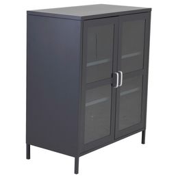 Sideboard Acero Schwarz ca. 80x97x43cm