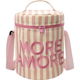 K&uuml;hltasche More Amore Rosa/Wei&szlig; ca. 7l