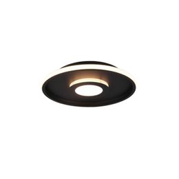 Trio LED-Badezimmer-Deckenleuchte Ascari Schwarz max. 35 Watt Deckenlampe