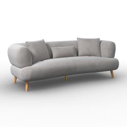 Sofa Elisabeth Grau Boucl&eacute;