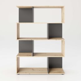 Regal Shelfy 8 F&auml;cher ca. 103x146 cm Grau/Eiche
