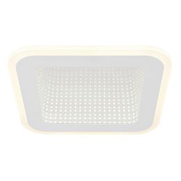 Globo LED-Deckenleuchte Lamela Opal/Wei&szlig; max. 12 Watt Deckenlampe