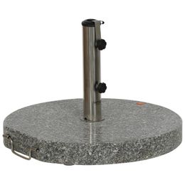 siena GARDEN Schirmst&auml;nder Metall/Granit f&uuml;r &Oslash; 4,8 cm