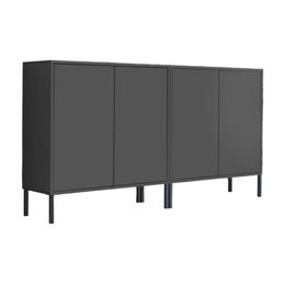 Sideboard Mailand Set 2 Anthrazit ca. 158x86x33cm