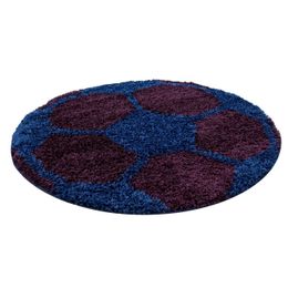 Ayyildiz Kinderteppich Fun Dunkelblau &Oslash; ca. 100cm