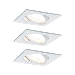 Paulmann LED-Deckenleuchte Nova in Wei&szlig;/Alufarben max. 6,5 W Deckenlampe