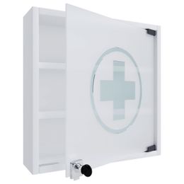 Medizinschrank Hustila S ca. 40x32 cm Wei&szlig;
