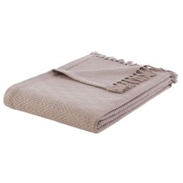 Tagesdecke Frieda in Taupe ca. 130x180cm