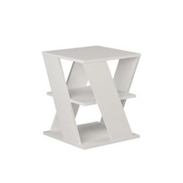 Couchtisch Cyclo ca. 55x55x55 cm Wei&szlig;
