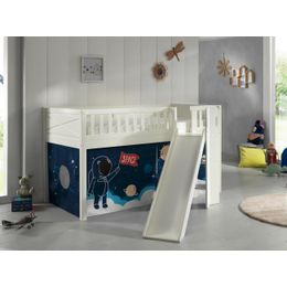 Vipack Spielbett Scott Space Shuttle ca. 90x200 cm Kiefer Wei&szlig;