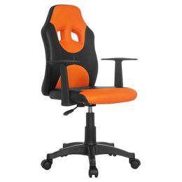Jugenddrehstuhl Kid Racer ca. 54x90-100x48cm Orange,Schwarz