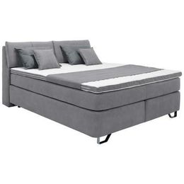 Boxspringbett Tabea Grau ca. 180x200cm