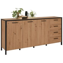 Sideboard Kirikus in Eichefarben