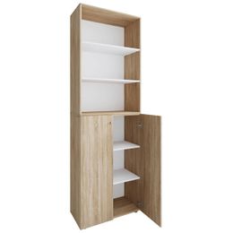 Schuhschrank LONA Sonoma Eiche ca. 70x220x40 cm