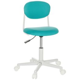 Jugenddrehstuhl Kiddy Base I ca.60x72-83x60cm T&uuml;rkis
