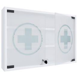 Medizinschrank Hustila M ca. 60x40 cm Wei&szlig;