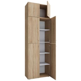 Kleiderschrank Lona XXL Sonoma Eiche ca. 70x223x39 cm