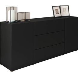 Sideboard Berlin 150 Schwarz ca. 150x68x38,5cm
