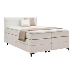 Boxspringbett Bari in Creme ca. 140x200cm