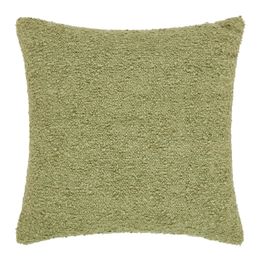 Zierkissen Boucle Gr&uuml;n ca. 45x45cm