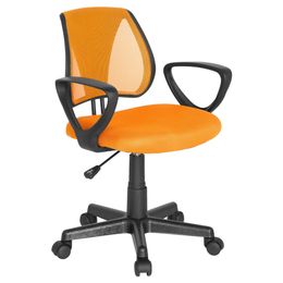 Jugenddrehstuhl Kiddy CD ca. 58x75-92x45 cm Orange