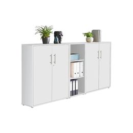 Aktenschrank Office Edition Sw Set 8 Wei&szlig;