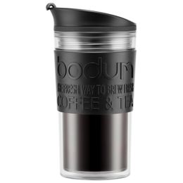 Thermobecher Bodum Travel Mug Schwarz/Transparent ca. 0,35l