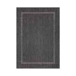 Ayyildiz Flachwebeteppich Relax Schwarz ca. 80x250cm