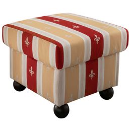 Hocker Torello Rot Mikrofaser