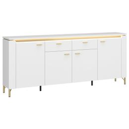 Sideboard Lazio Wei&szlig; B: 200,3 cm