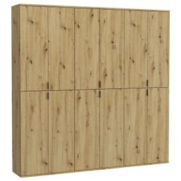 Garderobenschrank Projekt X ca. 183x193 cm Artisan Eiche