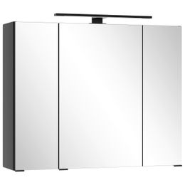Held Spiegelschrank Sevilla ca. 80x64 cm Schwarz