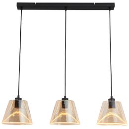 LED-H&auml;ngeleuchte Jom Schwarz/Bernstein max. 18 Watt