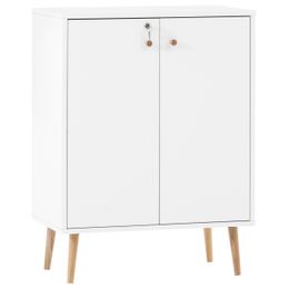Aktenschrank Jonte ca. 65x87 cm Wei&szlig;