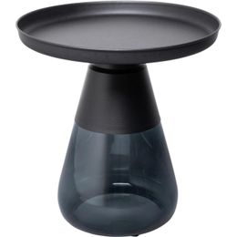 Beistelltisch Bottiglia Schwarz/Blaugrau