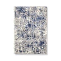 Webteppich Malik 2 in Blau/Grau ca. 120x170cm