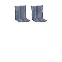 Niedriglehner Auflagen Tissa 2er-Set ca. 98x46 cm Blau