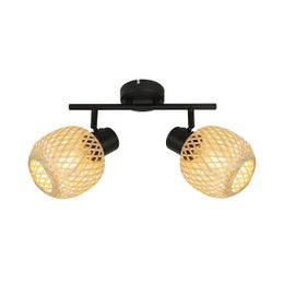 Deckenleuchte Natur Schwarz/Beige max. 5 Watt Deckenlampe